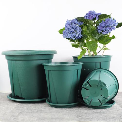 12pcs Round Plastic Plant Pots Outdoor Gardening Planters/C14001 ...