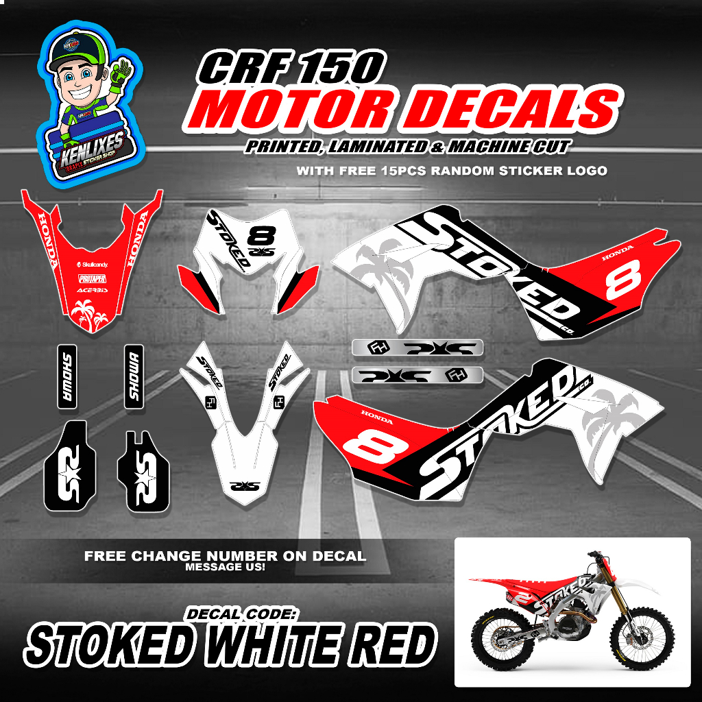 Honda CRF 150 Full Body Sticker Decals STKD Edition | Shopee Philippines