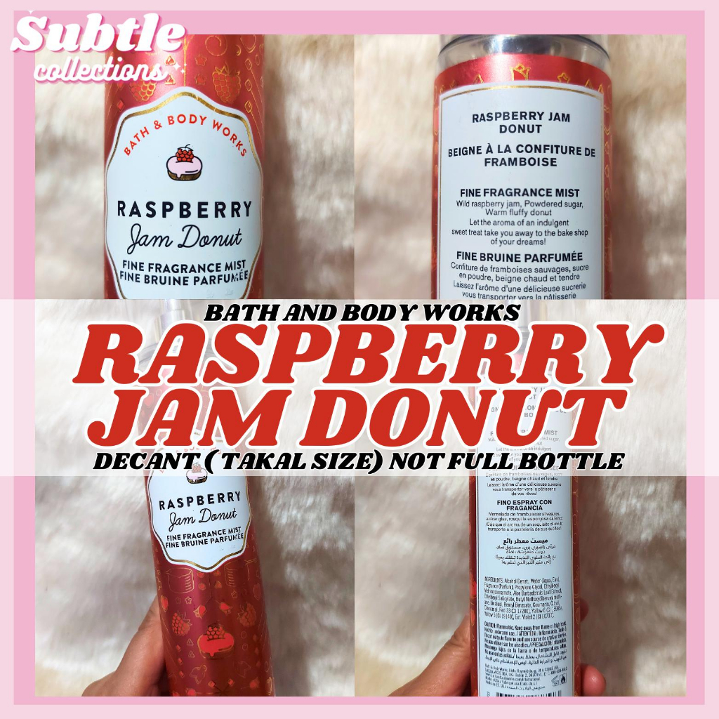 𝙍𝘼𝙎𝙋𝘽𝙀𝙍𝙍𝙔 𝙅𝘼𝙈 𝘿𝙊𝙉𝙐𝙏 - 𝘽𝙖𝙩𝙝 𝙖𝙣𝙙 𝘽𝙤𝙙𝙮 𝙒𝙤𝙧𝙠𝙨 𝘿𝙚𝙘𝙖𝙣𝙩 1𝙢𝙡/5𝙢𝙡/10𝙢𝙡 𝙬𝙞𝙩𝙝 ...