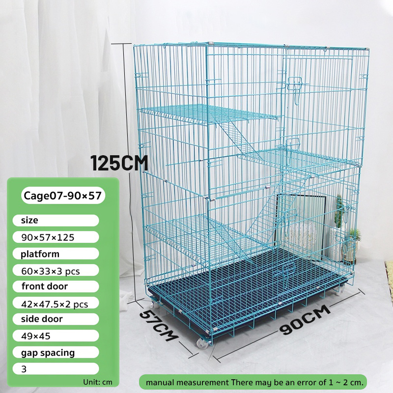 Cat Cage Easy Assemble Cage Pet 4 Layer Stackable Cage Cat House ...
