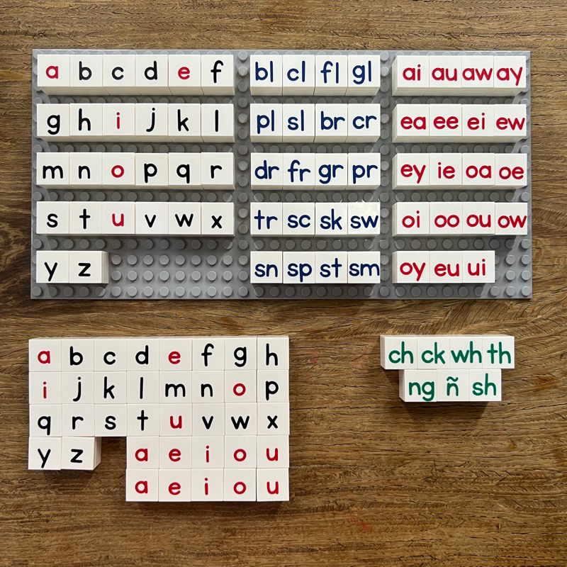 108 White Bricks Alphabet Bricks / Alphabricks / Letter Bricks ...