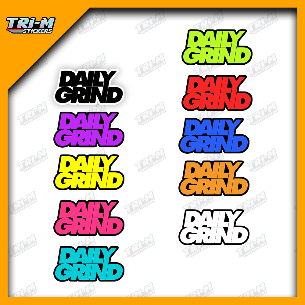 Daily Sticker Motorcycle Design Sticker Tumbler Sticker Car Sticker ...