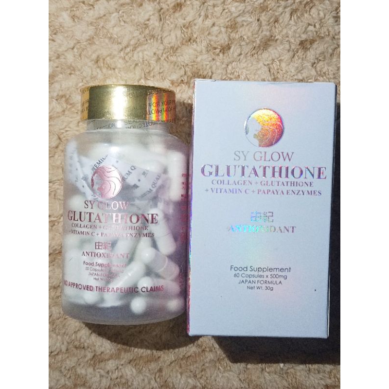 SY GLOW GLUTATHIONE 60 CAPSULE'S | Shopee Philippines