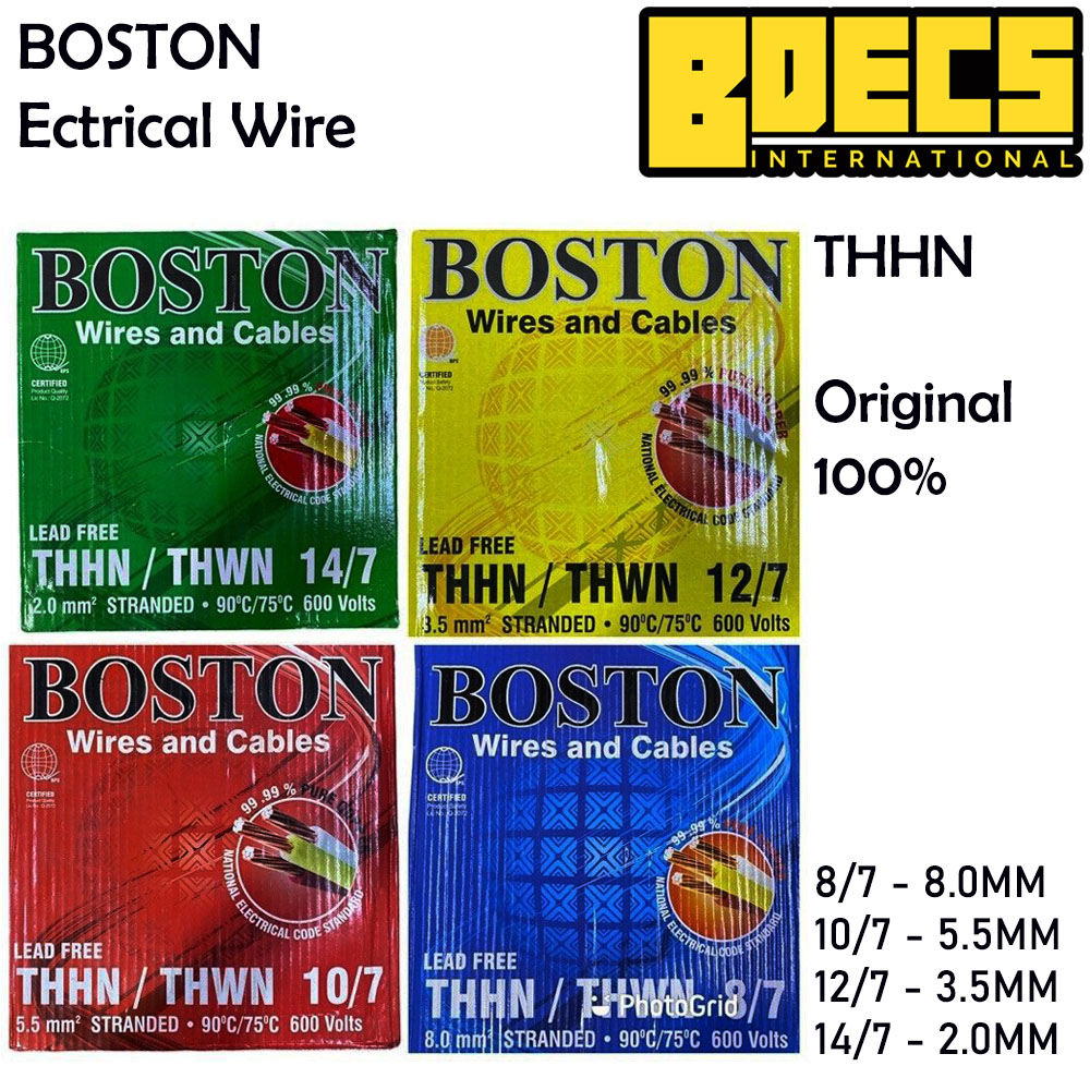 Boston Original Electrical Wire THHN / THWN Stranded Wire 150 Meters ...