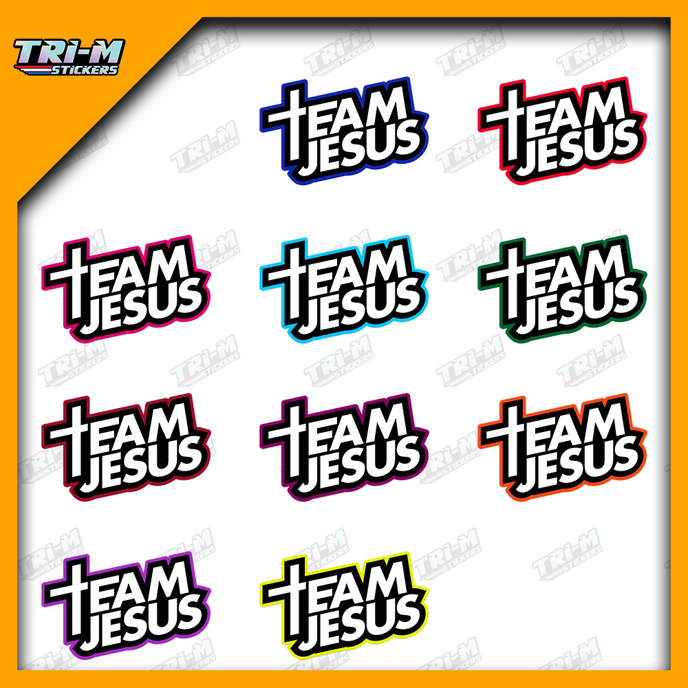 Team Jesus Sticker Motorcycle Design Sticker Tumbler Sticker Car ...