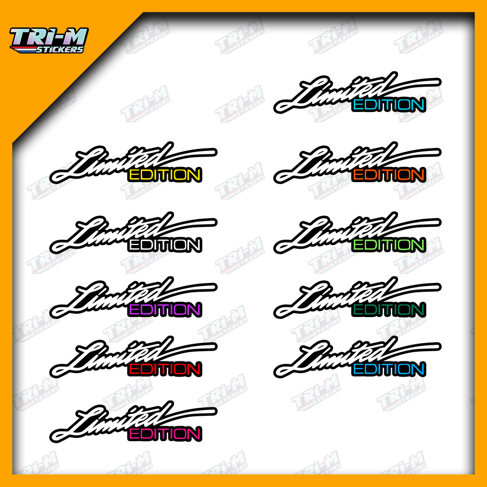 Limited Edition Sticker Motorcycle Design Sticker Tumbler Sticker Car ...
