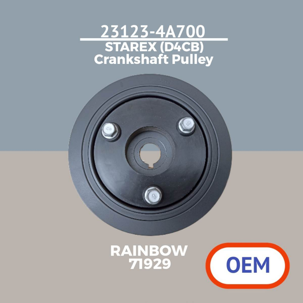 CRANKSHAFT PULLEY (OEM) D4CB for HYUNDAI Starex[OEM] Part #23123-4A700 ...