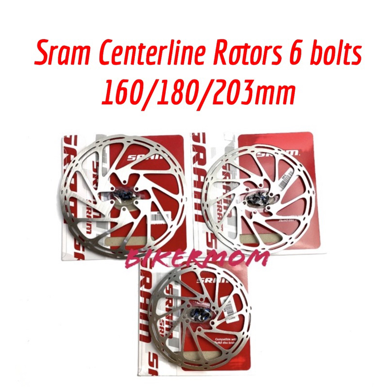 Sram Centerline Rotors 6 bolts 160/180/203mm | Shopee Philippines