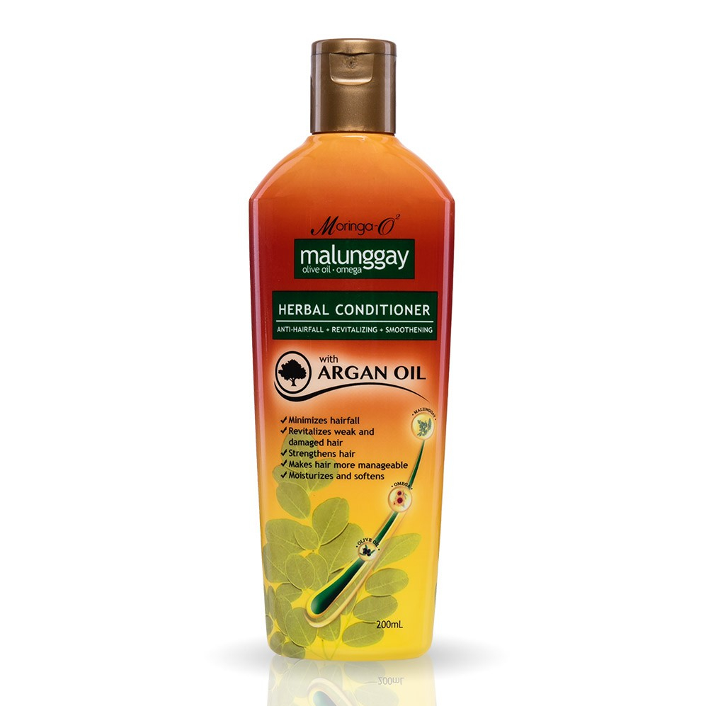 MORINGA-O2 Herbal Anti-Hairfall Conditioner with Argan Oil 200ml ...