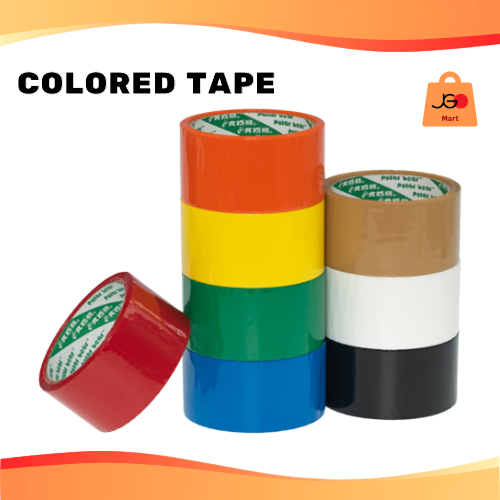Colored Packaging Tape 48mm x 50/100M | Shopee Philippines