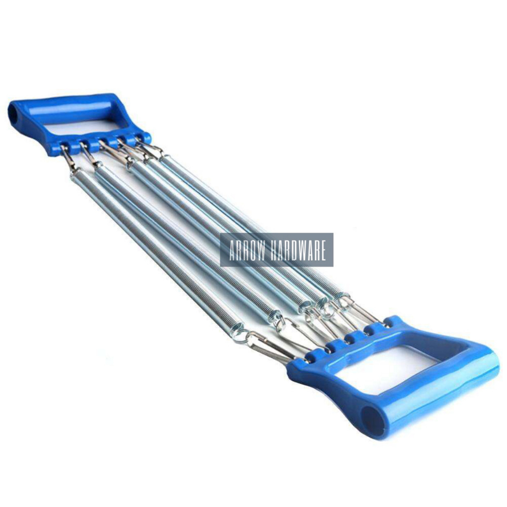Fitness Gym Adjustable 5-Spring Rubber Chest Expander Pull Stretcher ...