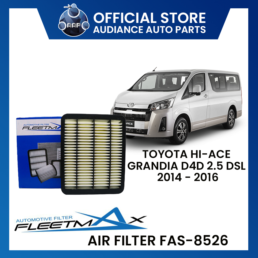 ORIGINAL FLEETMAX AIR FILTER FAS-8526 FOR TOYOTA HI-ACE GRANDIA D4D 2.5 ...