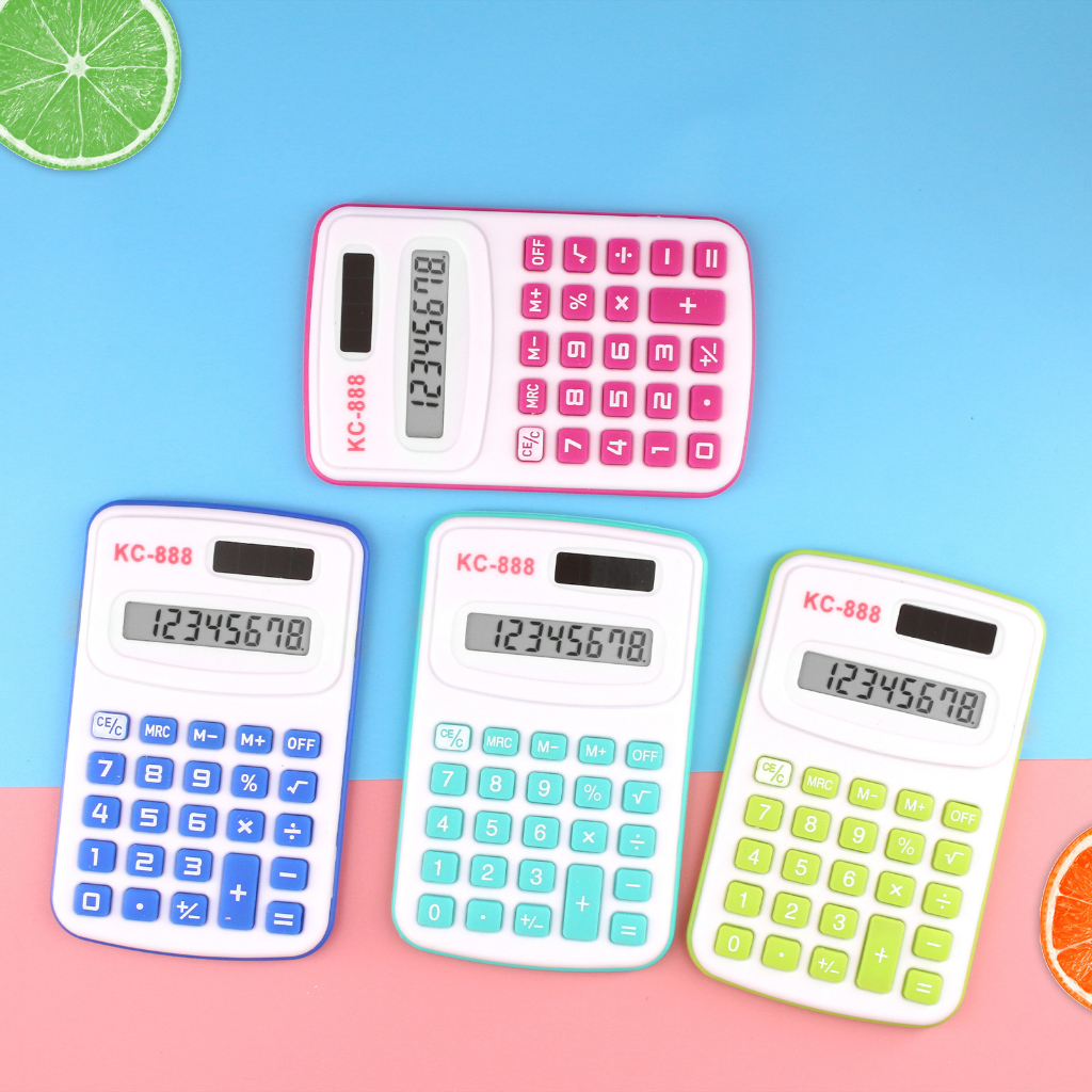 Mini electronic calculator 8 digits display school office supplies ...