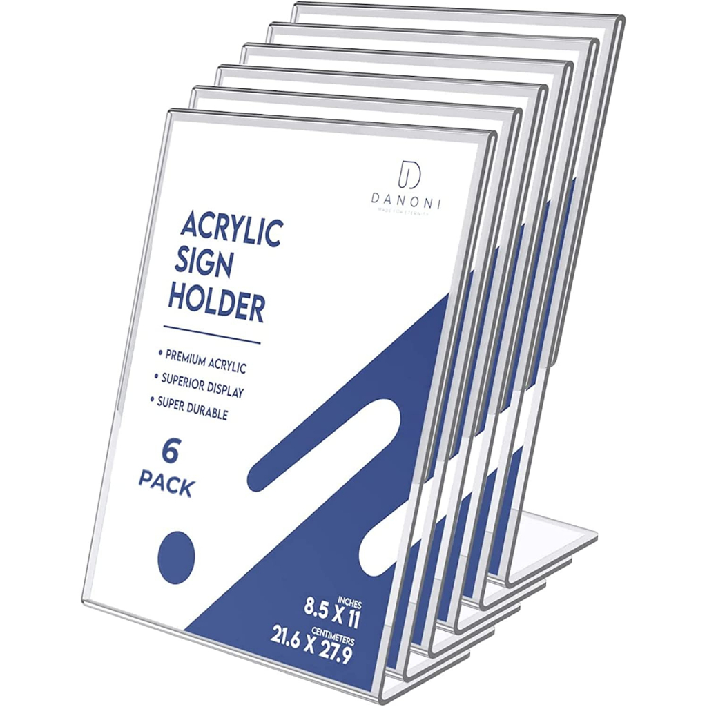 Acrylic Display Stand (T-type and L-type) Per Pc. | Shopee Philippines