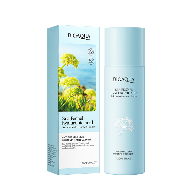 BIOAOUA Sea Fennel Facial Set Cleanser Essence Milk Face Cream Toner ...
