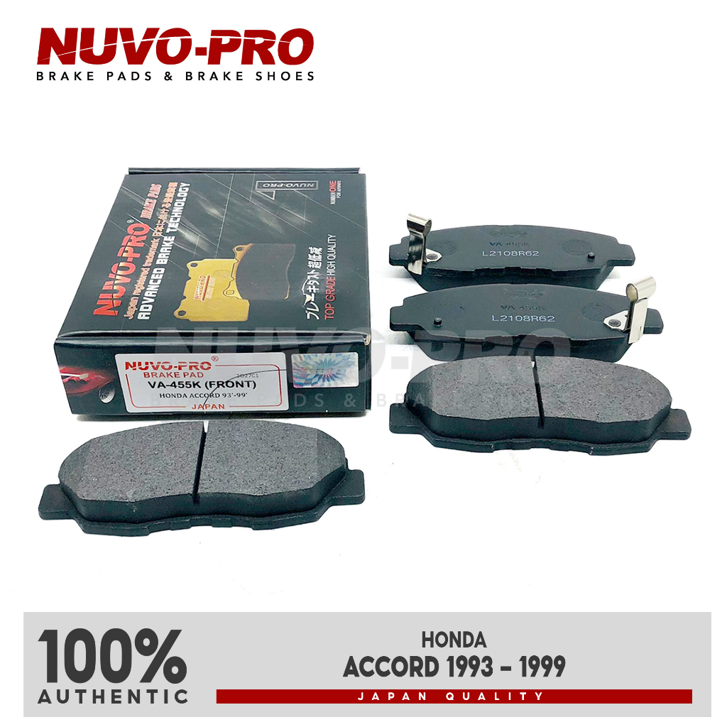 Nuvo-Pro Front Brake Pad Mitsubishi L300 FB 2010 / Honda Accord 1993 ...