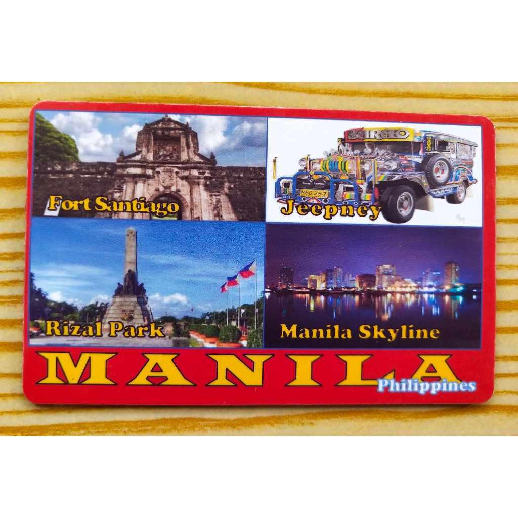Philippine Place Ref Magnet-RIZAL PARK,Cebu mactan shrine,Manila,I love ...