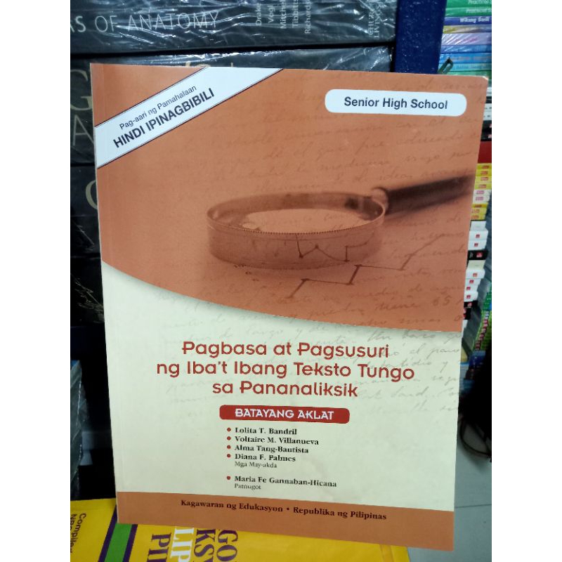 PAGBASA AT PAGSUSURI SA IBAT IBANG TEKSTO TUNGO SA PANANALIKSISK(BOOK ...