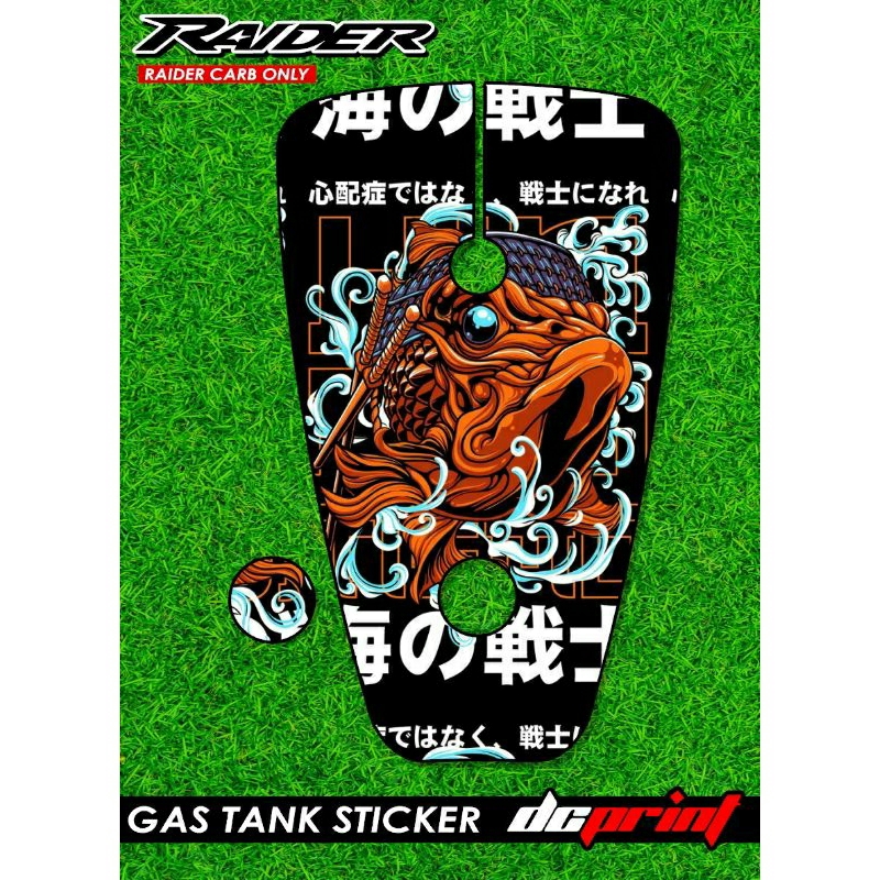Raider Carb Gas Tank Sticker Decal Waterproof Laminated | Shopee ...