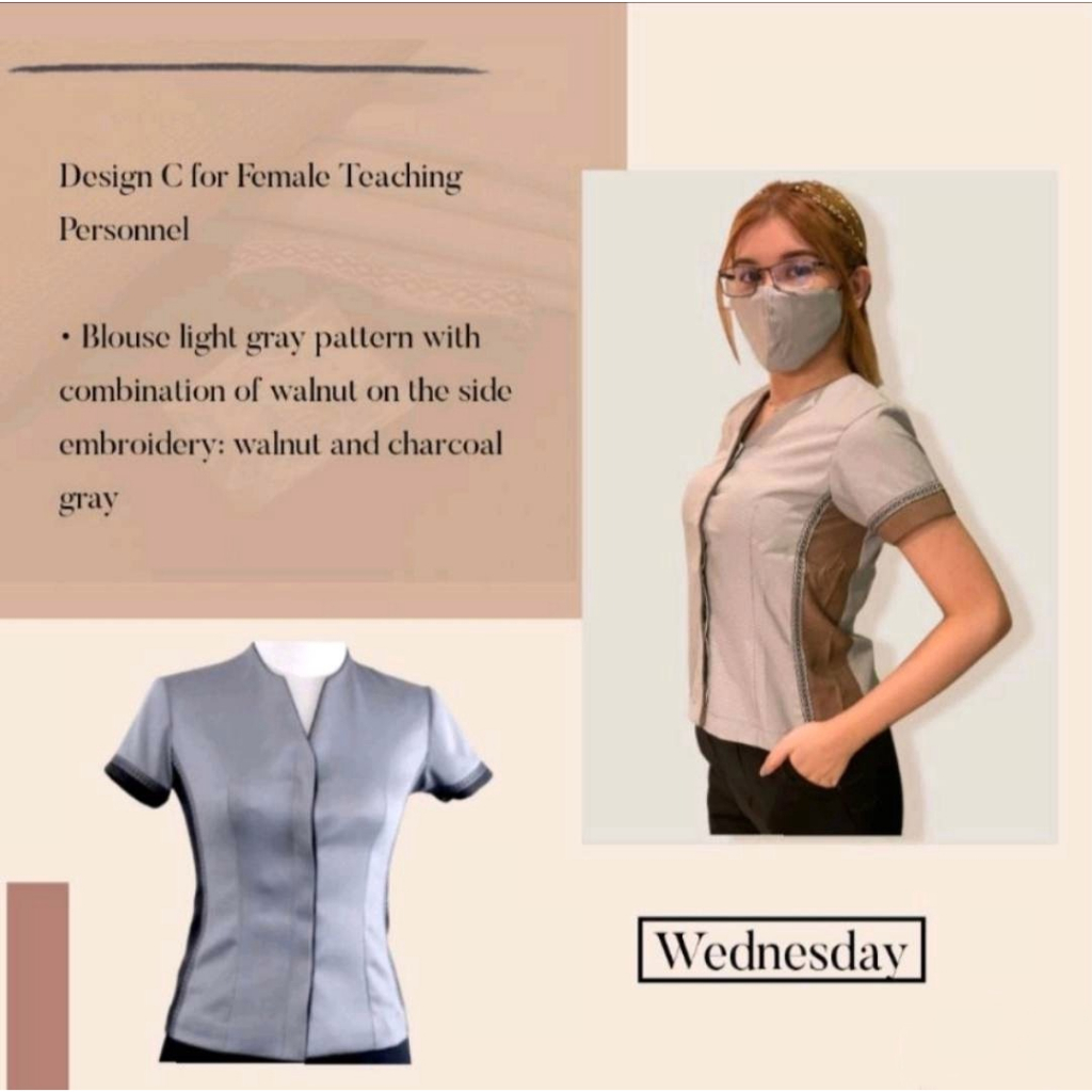 DepEd Teachers Uniform RTW Ready to Wear (Wednesday) | Shopee Philippines