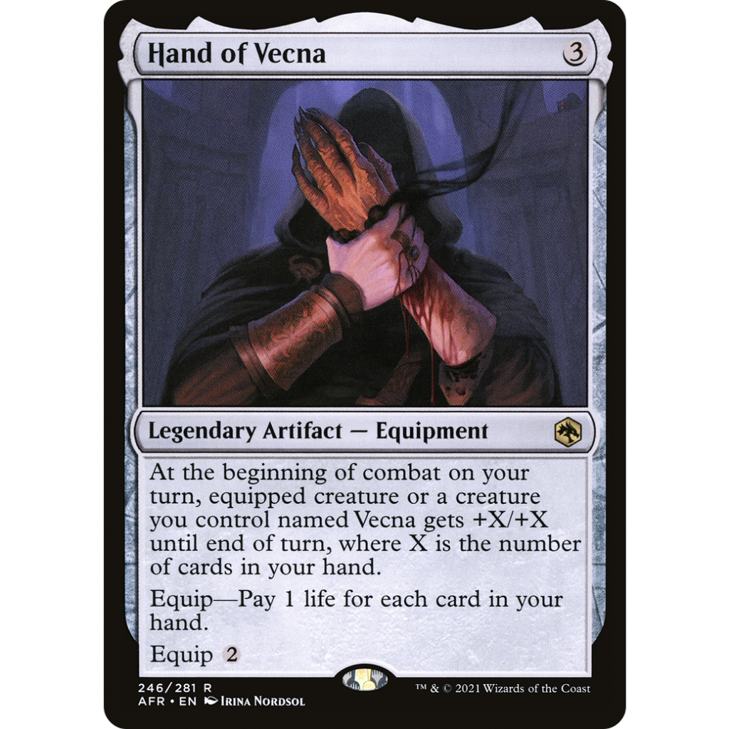 Hand of Vecna | [SINGLE][AFR/246_NON-FOIL] - Magic: the Gathering ...