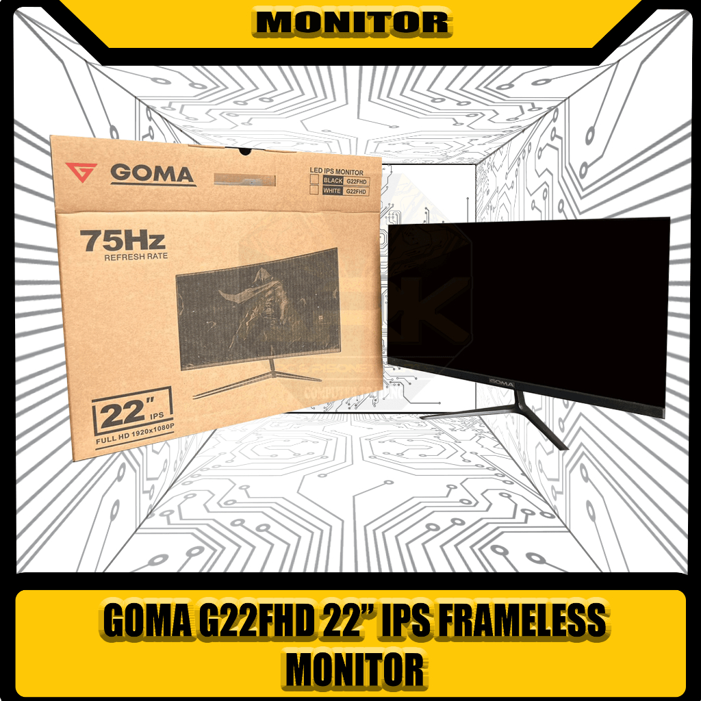 Goma 22inches Wide Monitor Frameless 75hz | Shopee Philippines