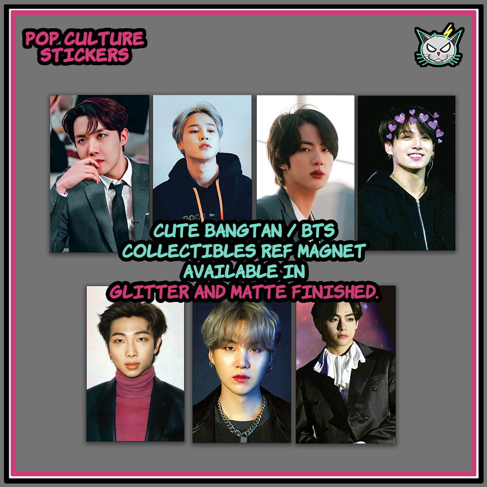 KPOP MERCH - Cute BTS - Bangtan Collectible Fridge/Ref Magnets | Shopee ...