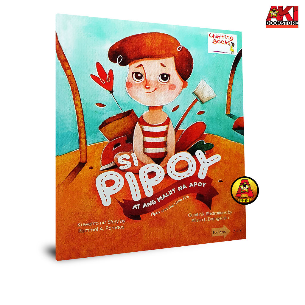 AUTHENTIC Chikiting Books: Si Pipoy at Ang Maliit na Apoy Pamaos & Evangelista | Shopee Philippines