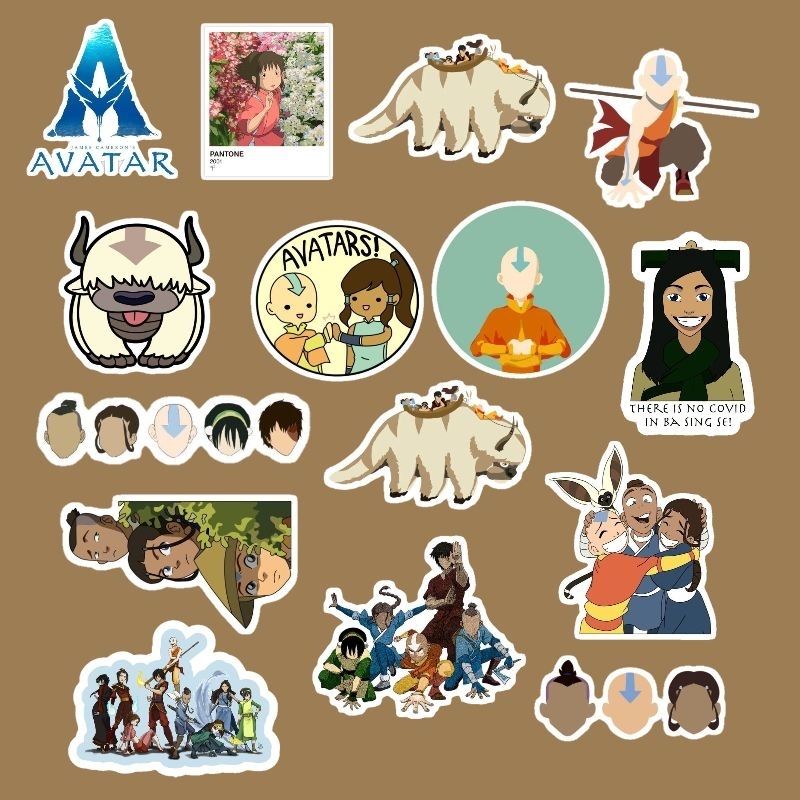Avatar Stickers | Vinyl Matte Laminated Waterproof and Scratchproof ...