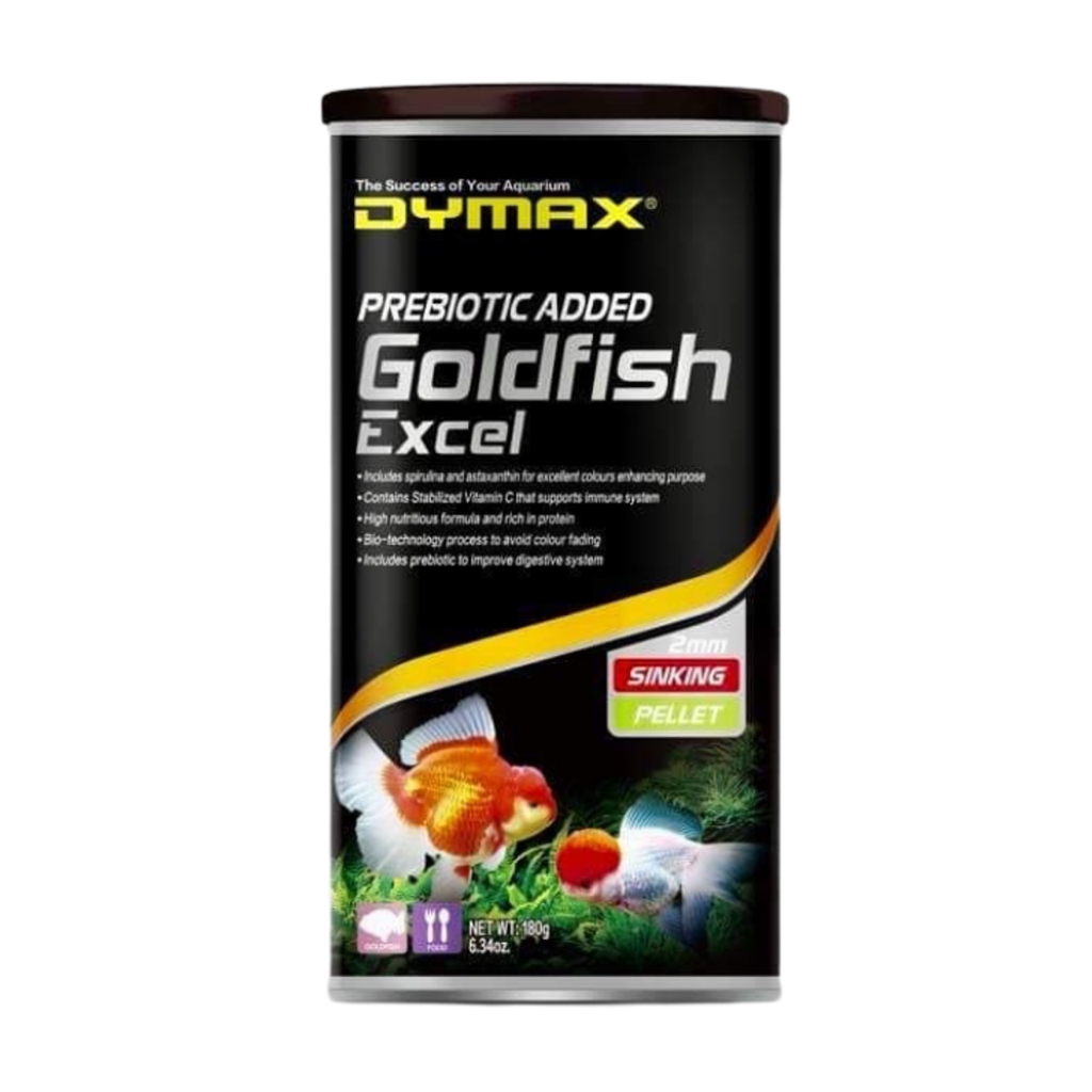 Dymax Goldfish Excel 2mm Sinking Pellet Goldfish Food 180g (6.34oz) / 560g (19.7oz) | Shopee ...