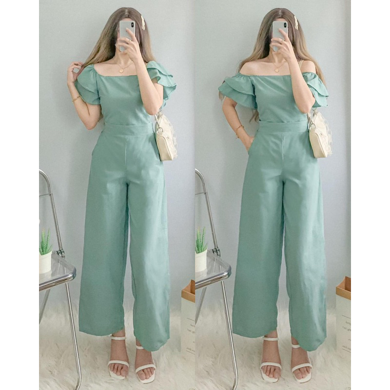 Natalia Linen Pants Terno Top And Pants Coords Women Terno Sale Shopee Philippines