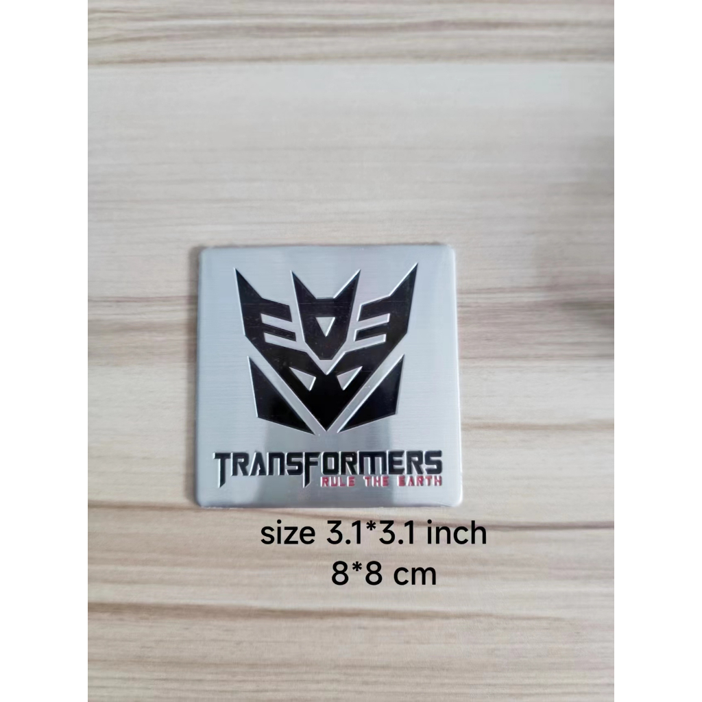 GAZ.PH_ Motorcycle car universal sticker alloy 3d stickers transformers ...