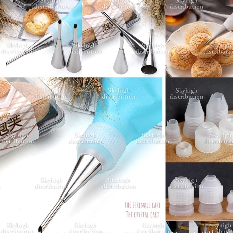 Creampuff Icing Long Nozzle Tip Cupcake Filling Tip SHD | Shopee ...