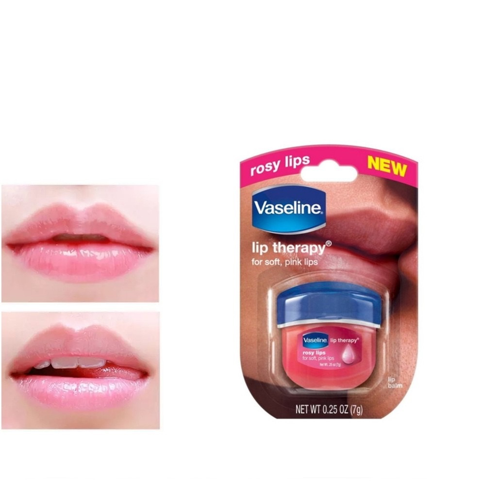 COD Vaseline Lip Therapy Rosy Lips Mini 7g | Shopee Philippines
