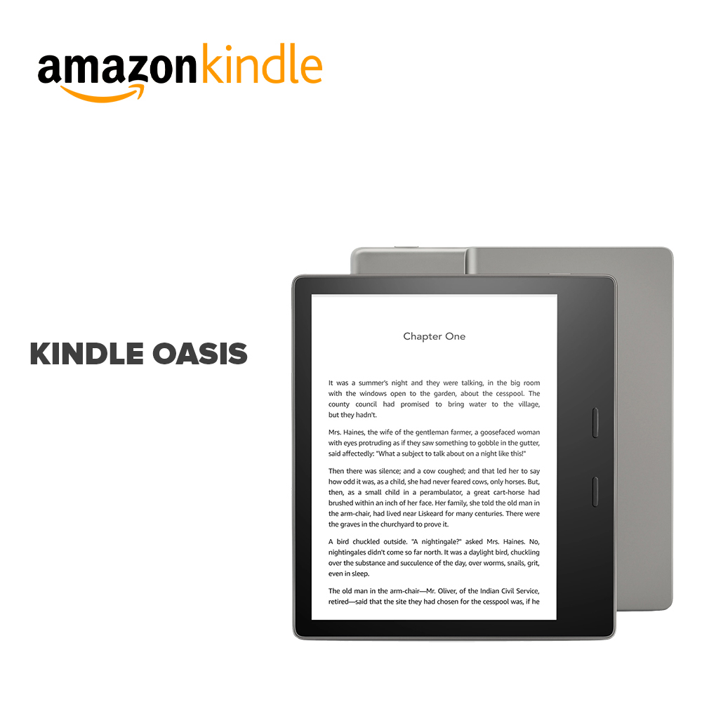 Amazon Kindle Oasis – With 7” display and page turn buttons | Shopee ...