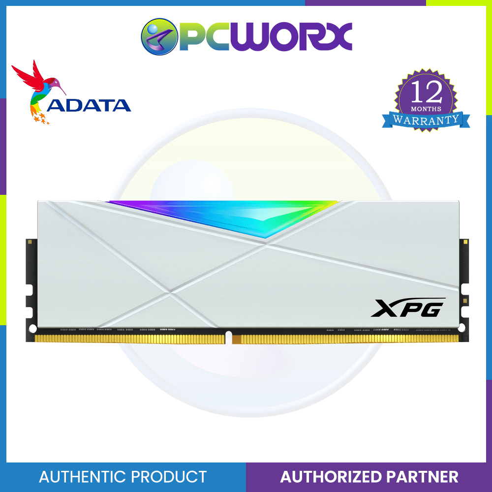 Adata SPECTRIX D50 DDR4 3600Mhz 16GB (2X8GB) RGB Memory Module (AD ...