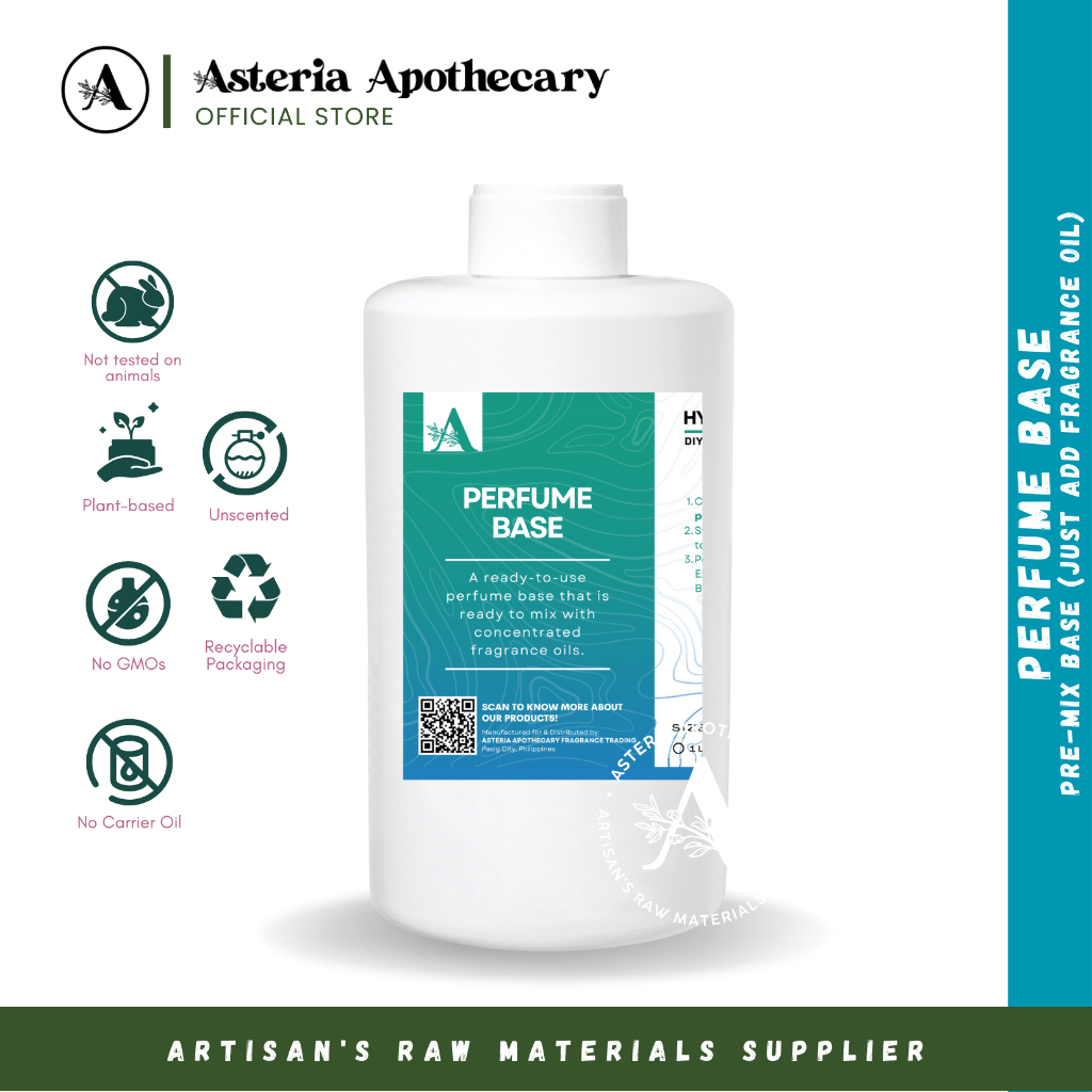 Unscented Perfume Base (Just add Fragrance Oil) - Asteria Apothecary ...