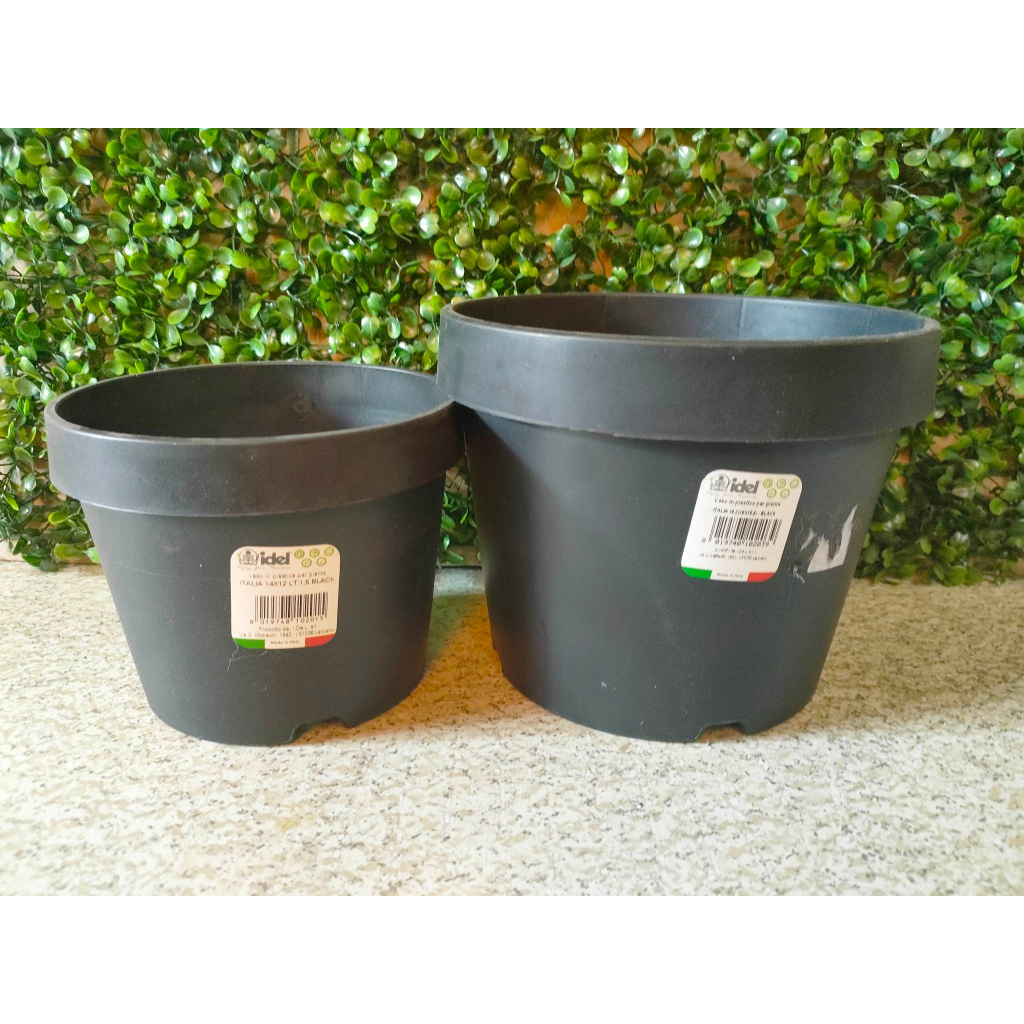 High Quality Plastic Plain Black Pot for Big Ornamental Plants(made in ...
