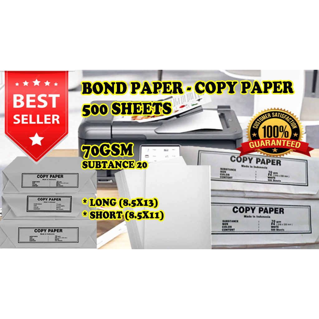 BondPaper-COPYPAPER SUB20 | Shopee Philippines