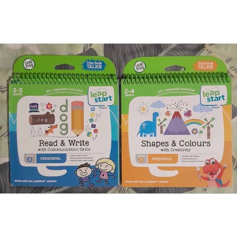 Leapfrog Leapstart Book, LeapReader, Tag and Leappad Explorer Cartridge ...