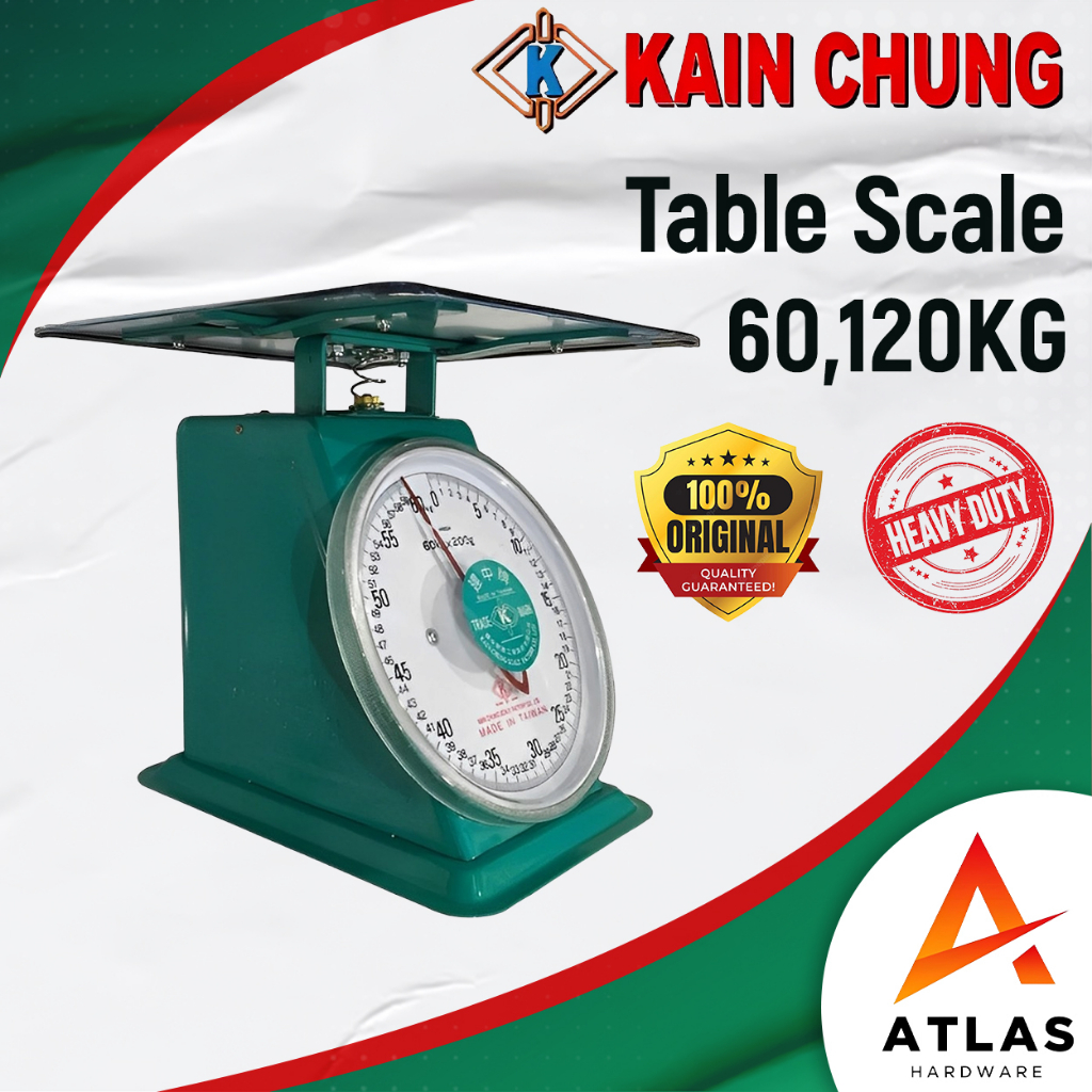 Kain Chung Table Scale Heavy Duty 120kg 60kg ORIGINAL | Shopee Philippines
