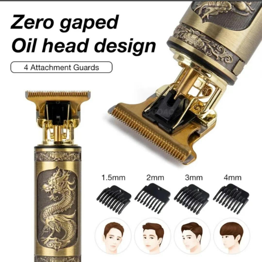 Professional Hair Clippers Haircut Rechargeable Razor Trimmer ...