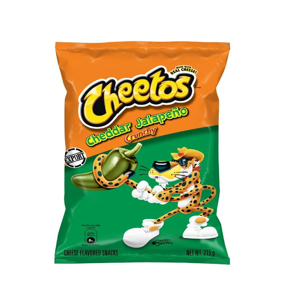 Cheetos Crunchy Cheddar Jalapeno 215g | Shopee Philippines