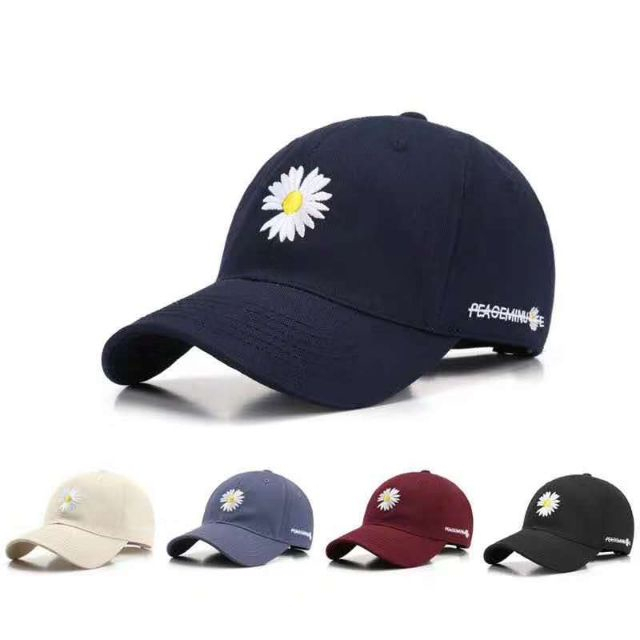 Daisy Baseball Cap GD Peaceminusone Korean Hat For Men And Women Unisex ...