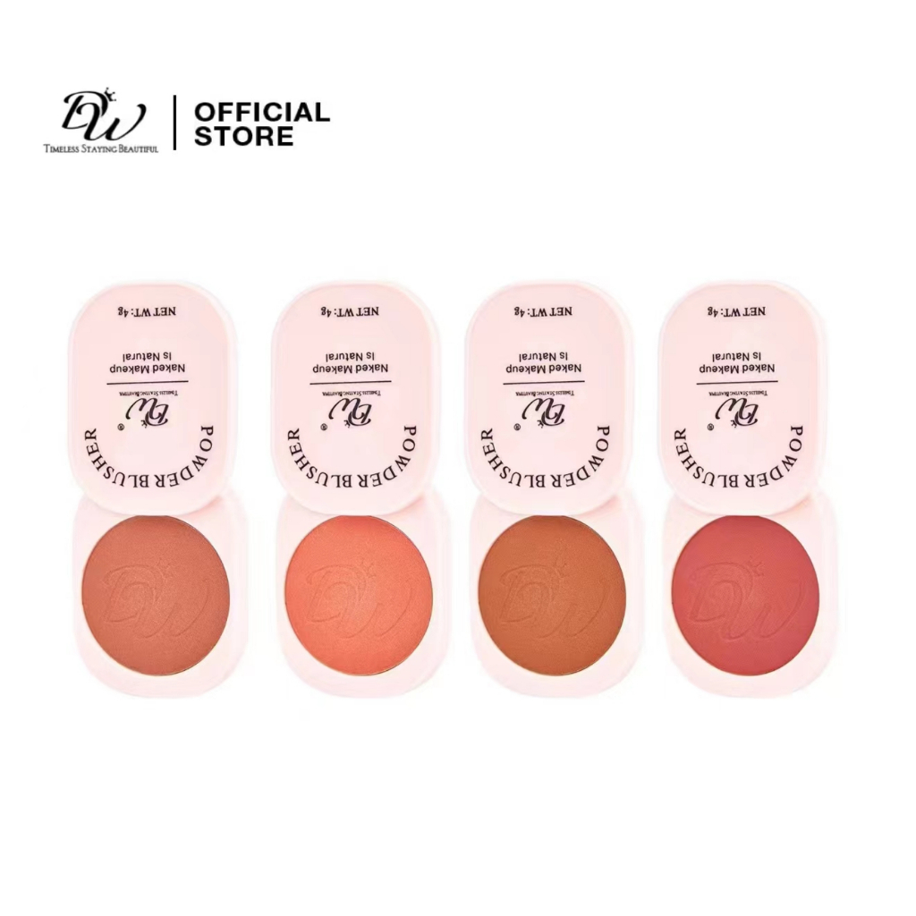DW Soft Powder Face Blusher Highly Pigmented Waterproof Makeup Blush ...