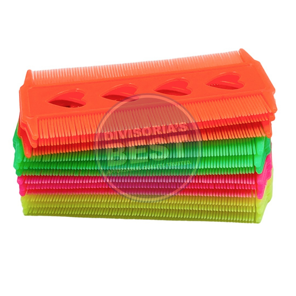 XP-1014 (12 pcs) Plastic Hair Comb Double Sided Comb Resin Suyod Type ...