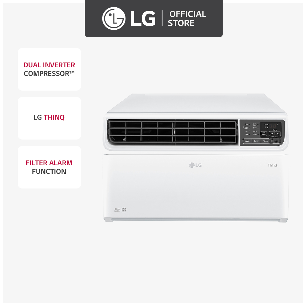 LG Window Type Aircon Dual Inverter 1.3 HP LA130GC Dual Inverter ...