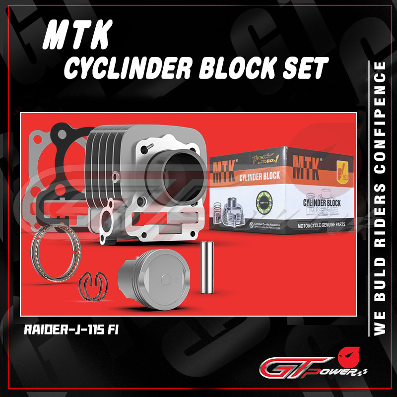 MTK Cylinder Block Set RAIDER J 115 FI STD Φ51MM | Shopee Philippines