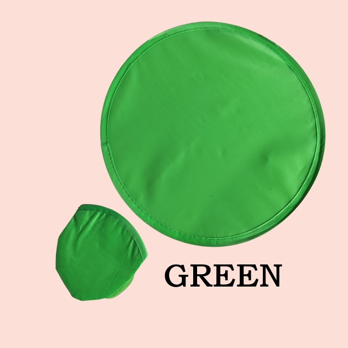 SYX 1pc Round Foldable Fan Plain Nylon Colorful Frisbee folding Fan ...