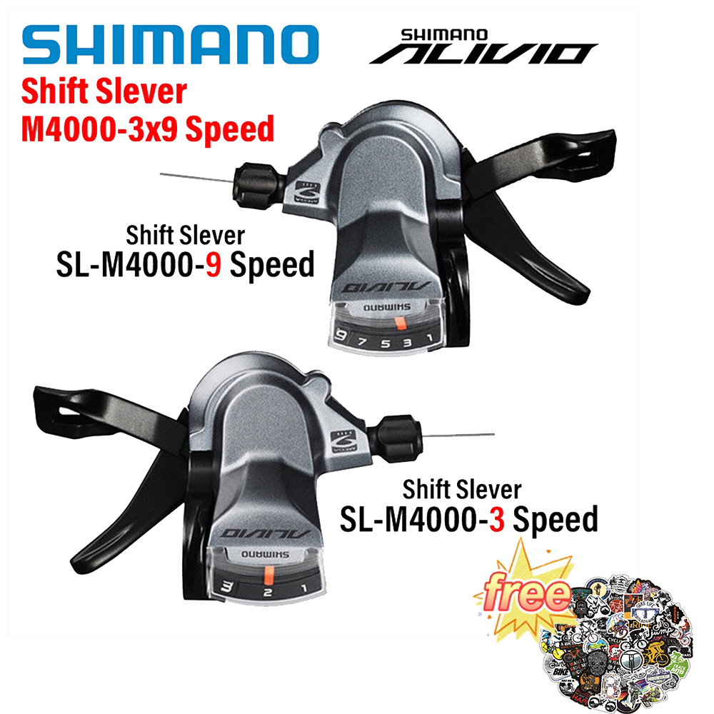 Shimano alivio rd m4000 9 speed shifter groupset mtb mountain bike ...